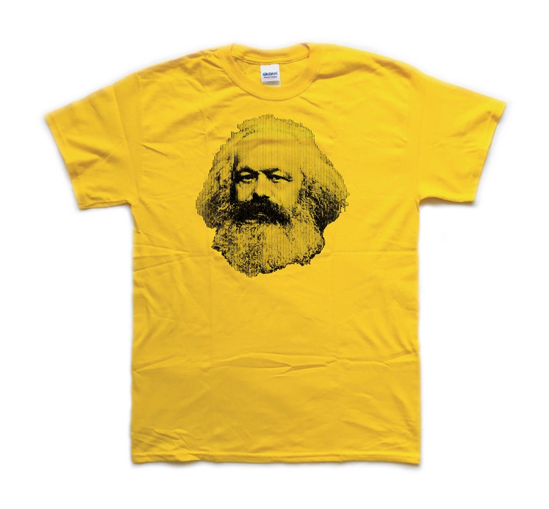 KARL MARX Screen Printed Cotton T Shirt - Etsy