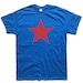 Cool RED STAR Screen Printed Graphic Designer Cotton T Shirt - Etsy