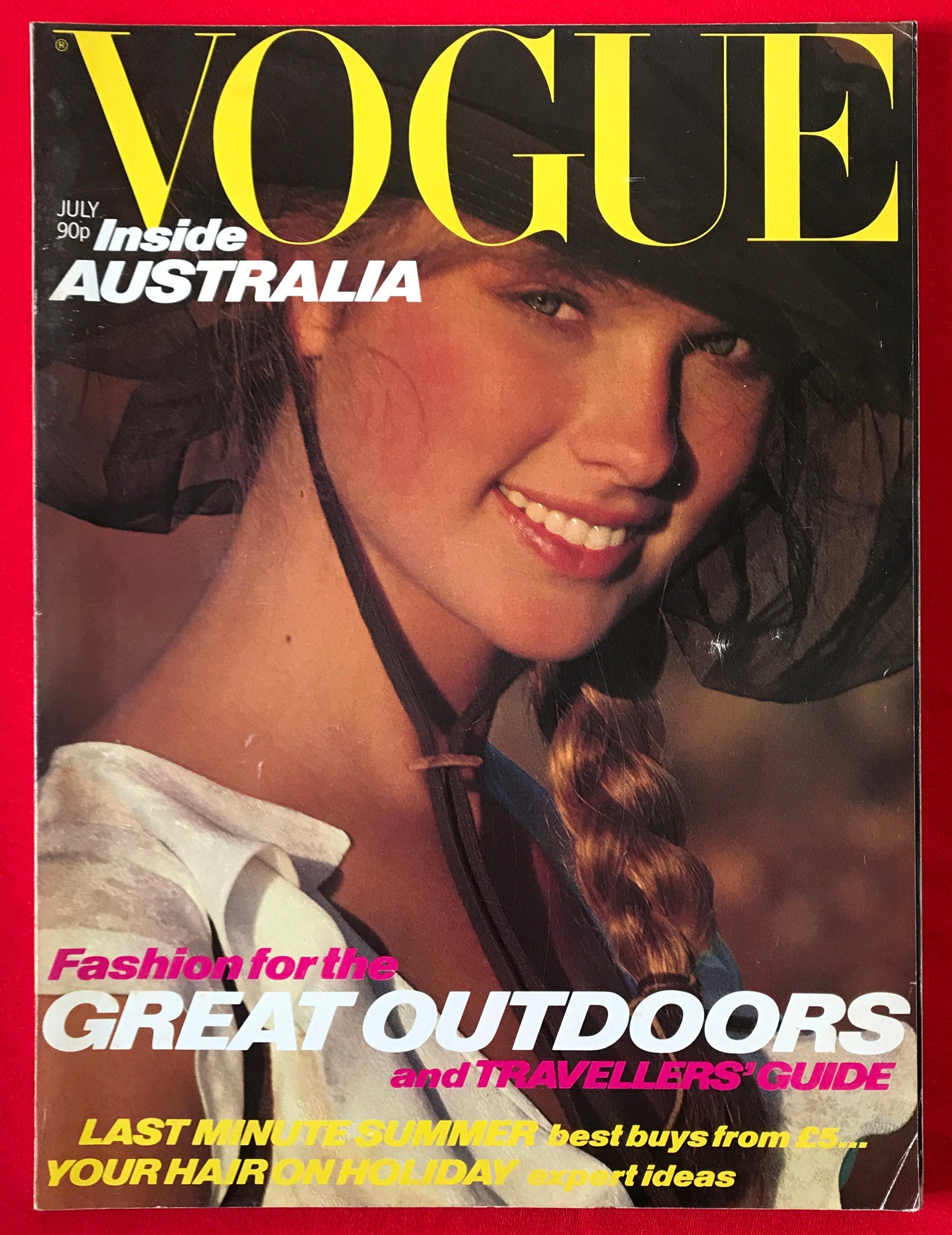VOGUE Magazine July 1980 UK Inside AUSTRALIA - Etsy