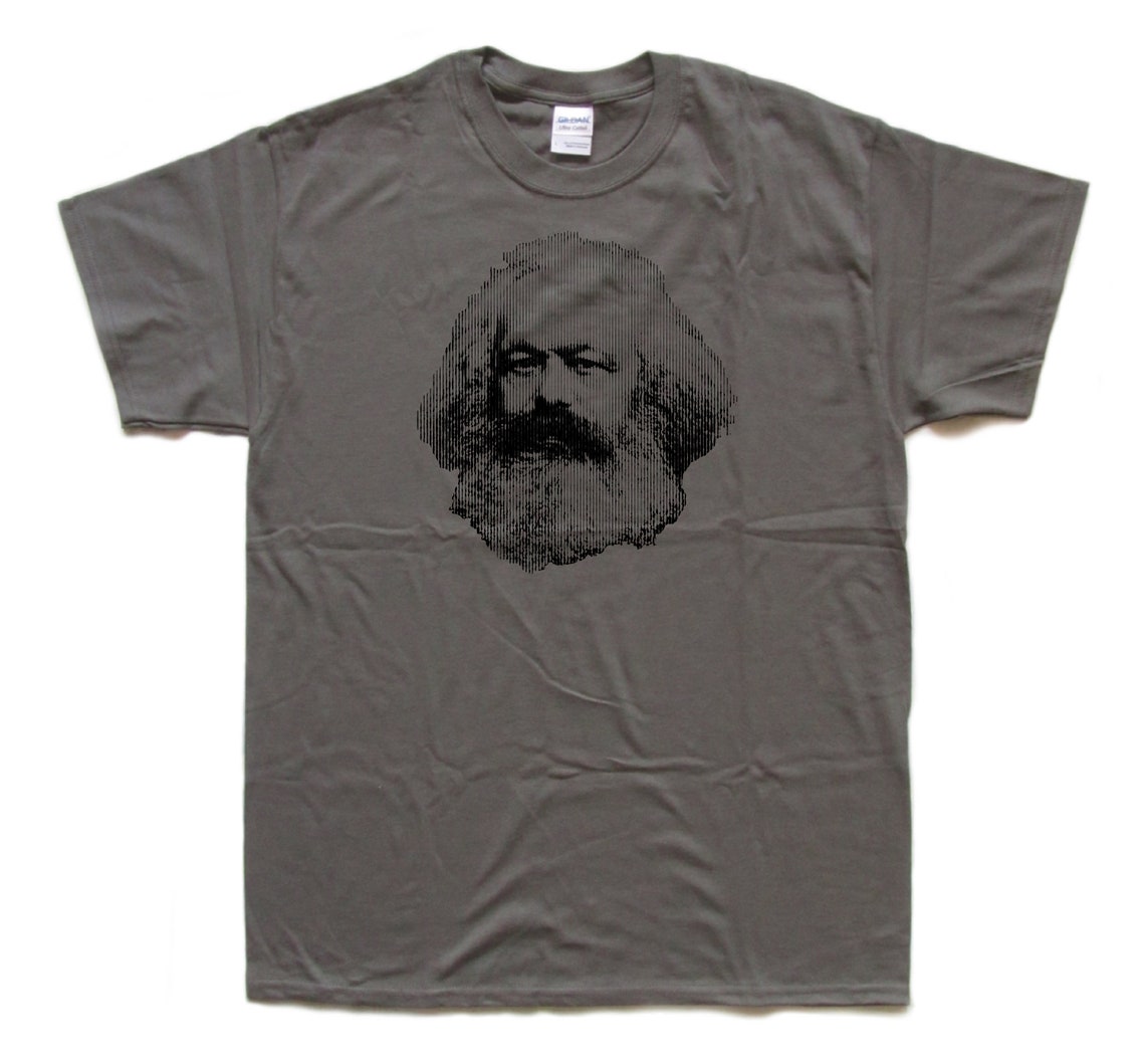 KARL MARX Screen Printed Cotton T Shirt - Etsy