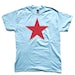 Cool RED STAR Screen Printed Graphic Designer Cotton T Shirt - Etsy