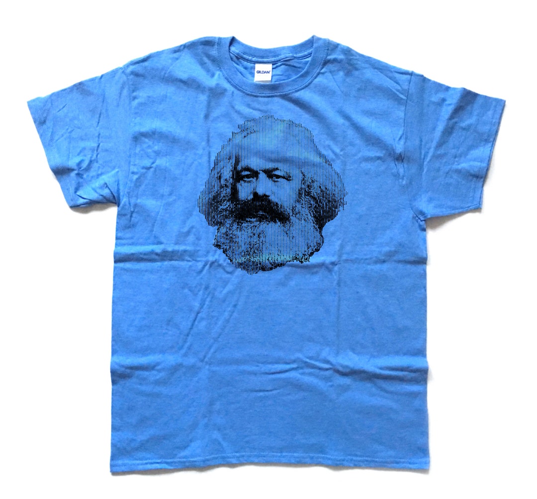 KARL MARX Screen Printed Cotton T Shirt - Etsy