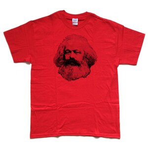 KARL MARX Screen Printed Cotton T Shirt - Etsy