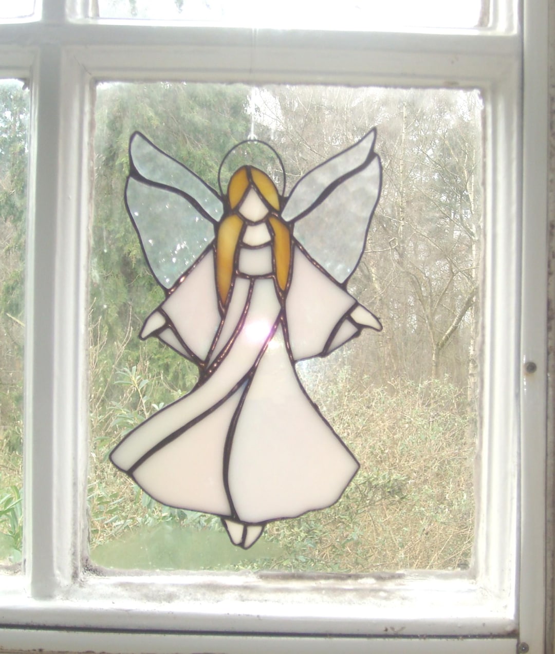 Stained Glass Floating Angel - Etsy