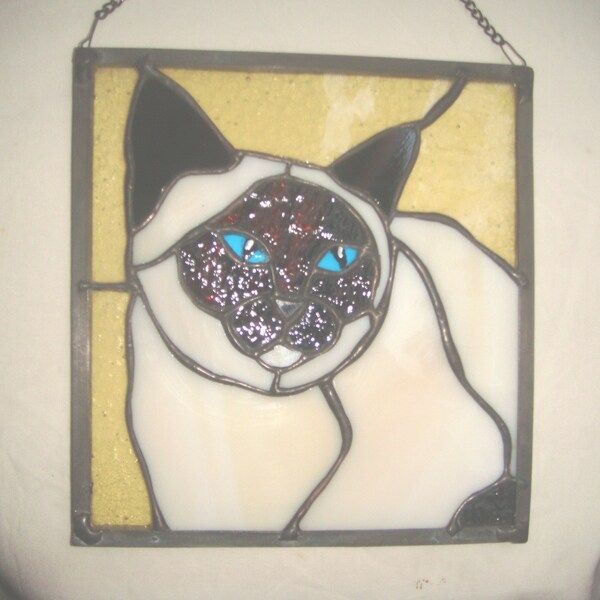 Siamese Cat Painting - Etsy UK