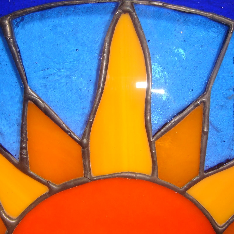 Stained Glass Sun - Etsy
