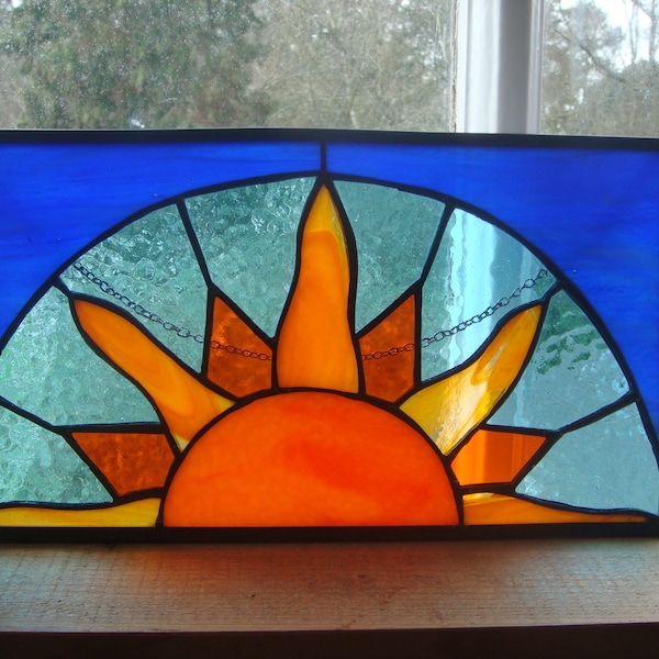 Stained Glass Sun - Etsy