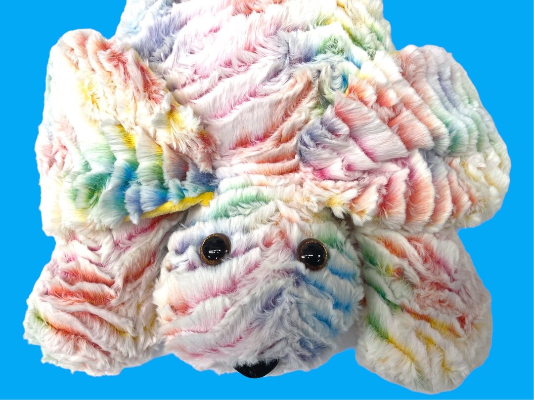Weighted Sensory Pet Dog, 10lbs 24 Long Weighted Lap Pad, Dog Plush ...