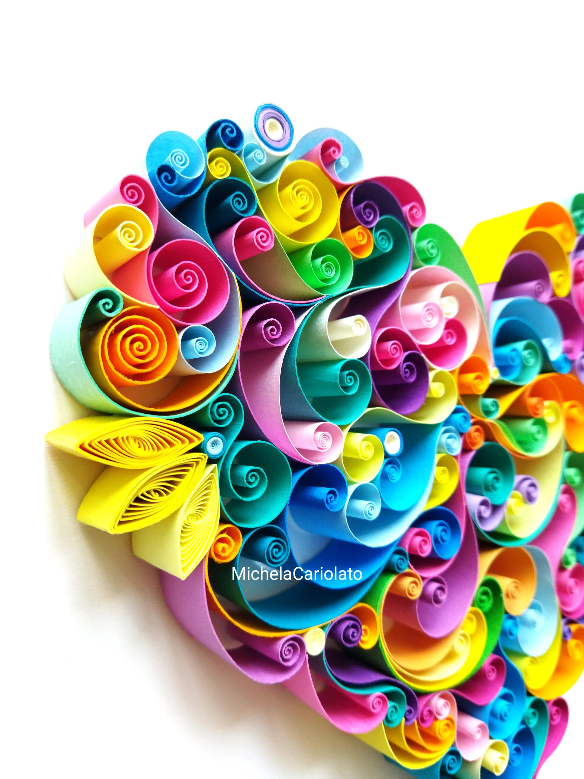 Sweet Sweet Love, Quilling Paper Art Design, Handmade Gift, Home Decor ...