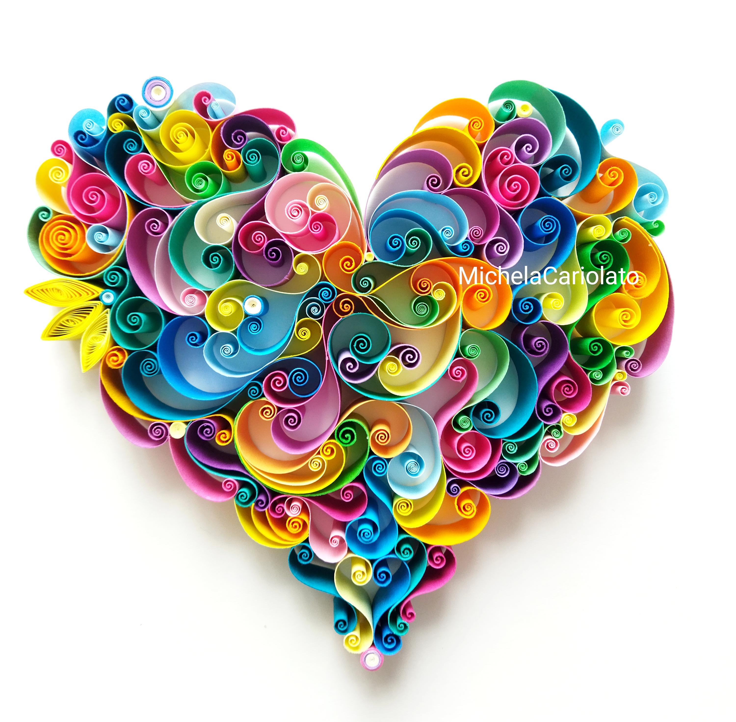 Sweet Sweet Love, Quilling Paper Art Design, Handmade Gift, Home Decor ...