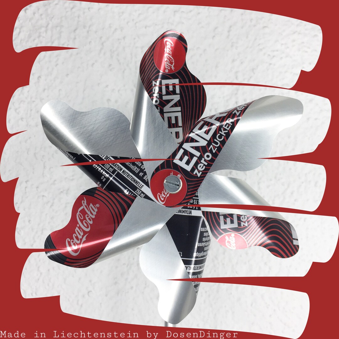 Pinwheel "cocacola Energy Zero" - Aluminium Edition - Beverage Can ...