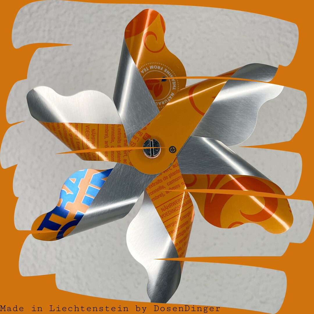 Pinwheel "tranquini" - Aluminium Edition - Soda Can Upcycling - Etsy