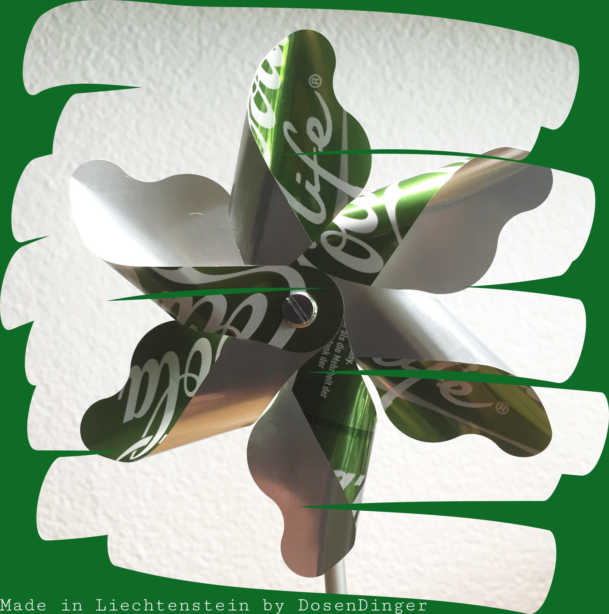 Statues Pinwheel Rauch Bravo Orange soda can upcycling Aluminium ...