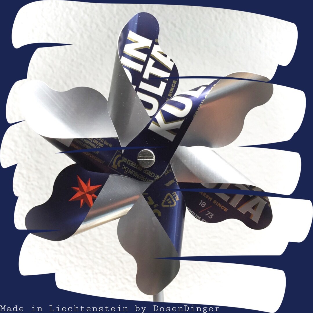 Pinwheel "lapin Kulta" - Aluminium Edition - Soda Can Upcycling - Etsy
