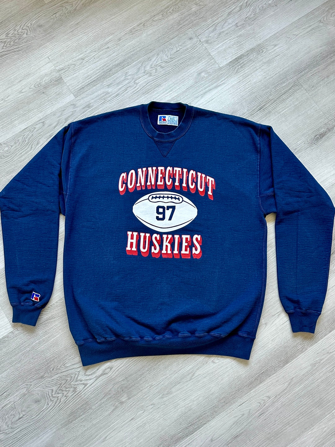 Uconn Football Vintage Heavyweight Crewneck Sweatshirt XXL - Etsy