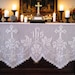 Sacred Heart of Jesus Religious Lace Trim Crochet Liturgical Church Alb ...