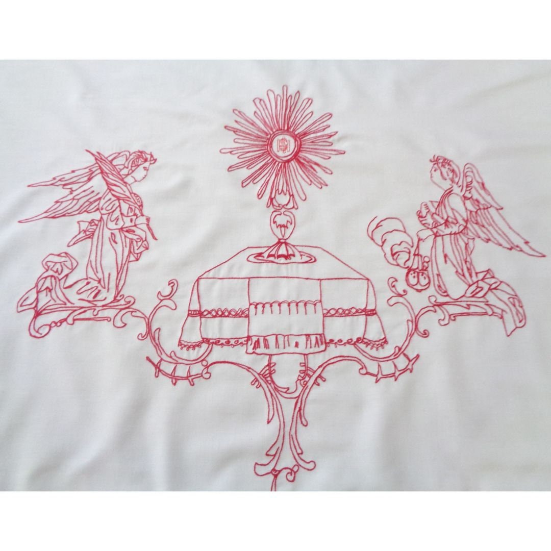 Holy Eucharist Catholic Altar Cloth Communion Liturgical Angels Altar ...