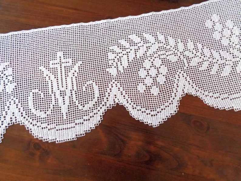 Mary Symbol Catholic Religious Lace by the Yard Antique Church Lace ...