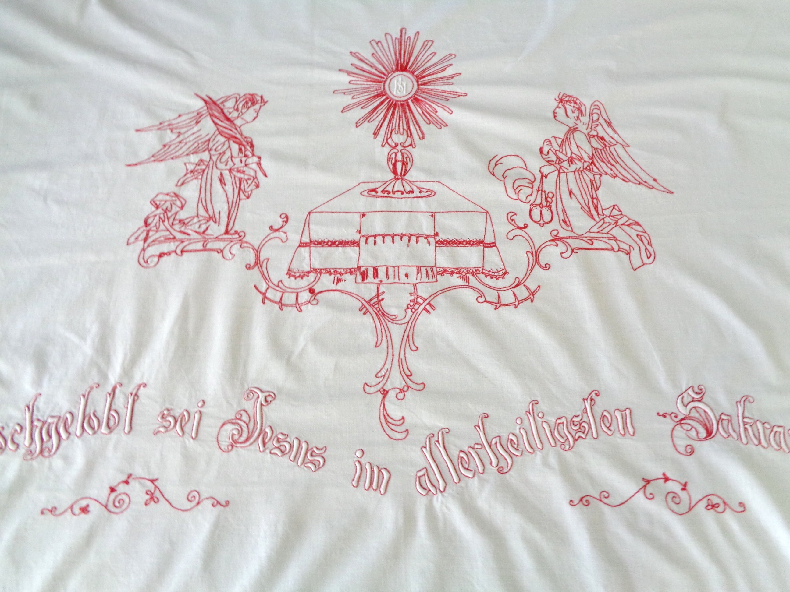 Holy Eucharist Catholic Altar Cloth Communion Liturgical Angels Altar ...