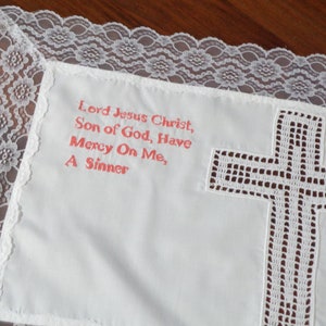 Small Altar Cloth Christian Table Runner Personalized Religious Lace ...
