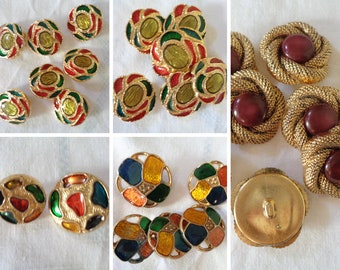 Mosaic Buttons - Etsy