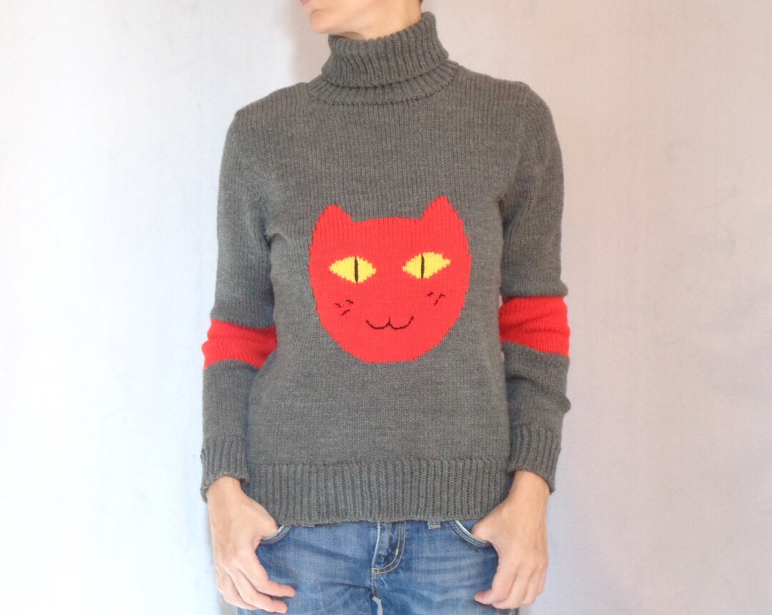 Marceline Cat Sweater Adventure Time Jumper Cartoon Anime Small Size - Etsy
