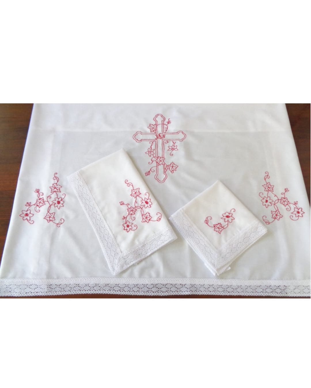Altar Cloth Catholic Church Antique Embroidery Cross Altar Frontal ...