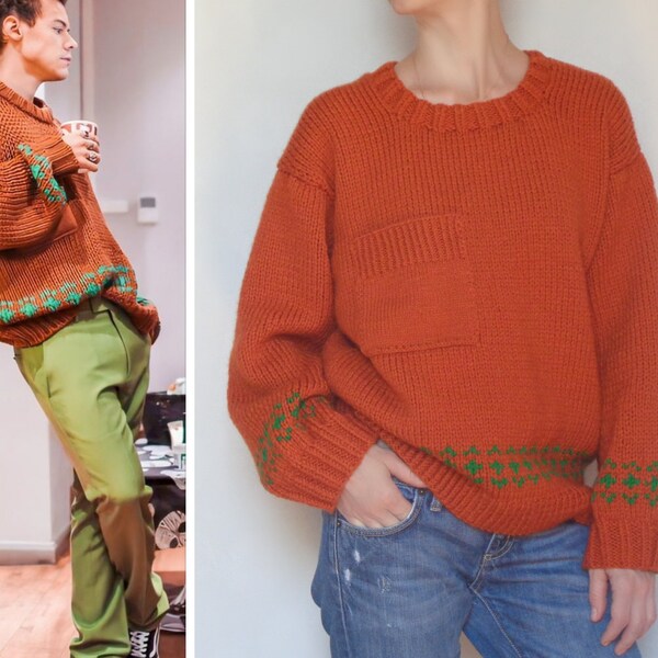 Harry Styles Sweater - Etsy