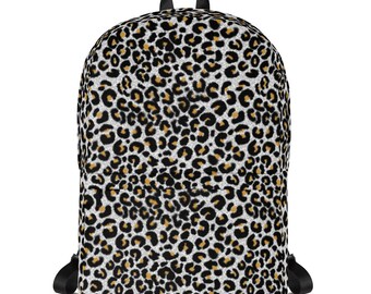 FREI - Leopard Backpack (small), Calf Hair Backpack, Hair on Hide ...