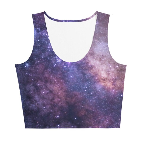 Galaxy Crop Top - Etsy