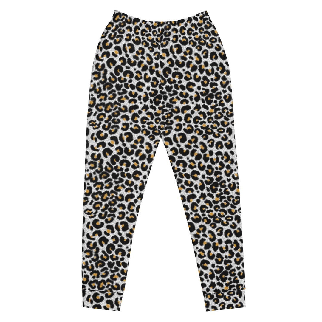 Leopard Women's Joggers / Jaguar Print Sweatpants - Etsy