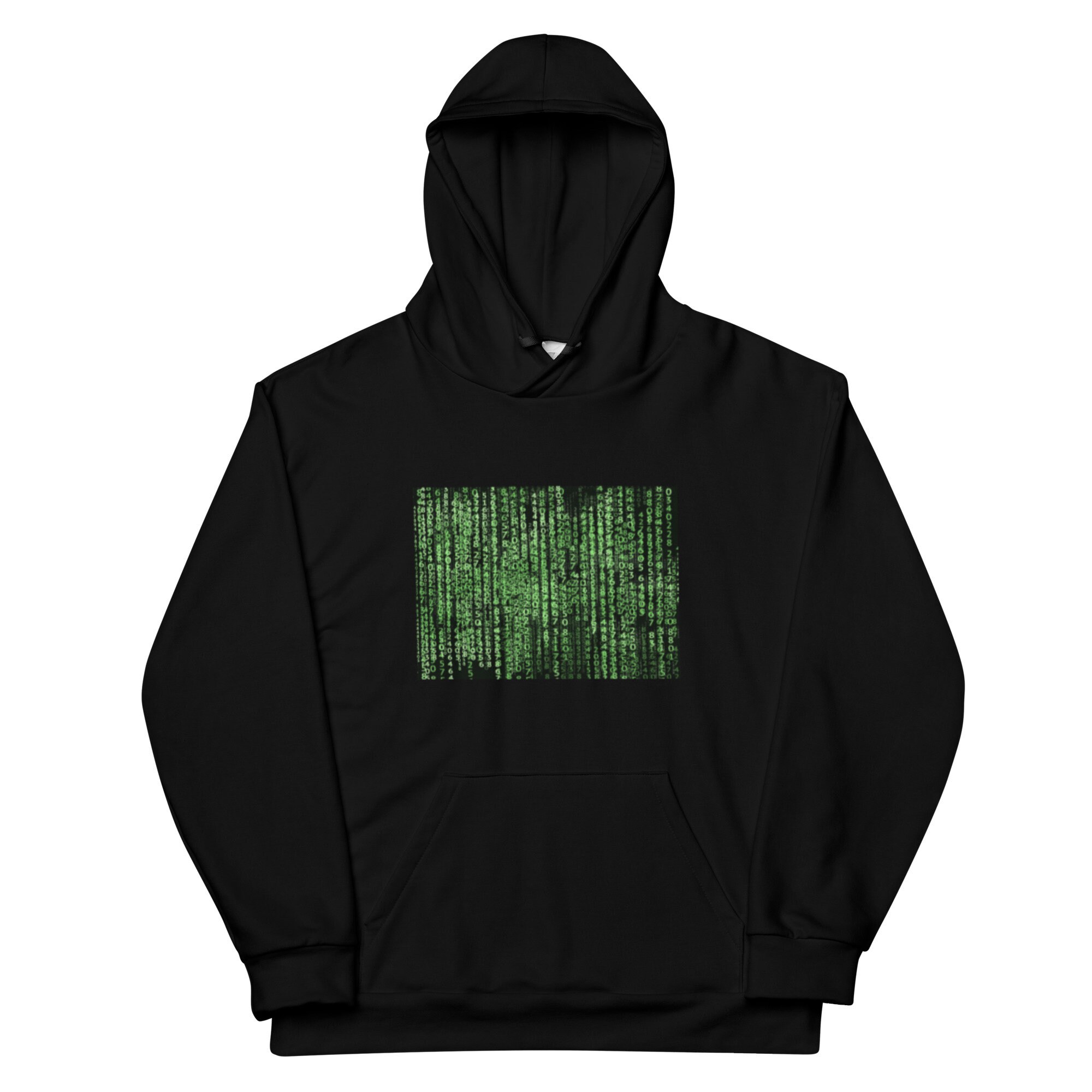 Matrix Unisex Hoodie / Cyber Binary Hacker Sweater - Etsy