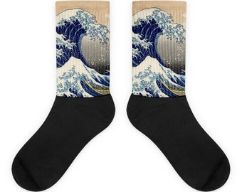 The Great Wave off Kanagawa Stained Glass Suncatcher, Wall Art, Window ...