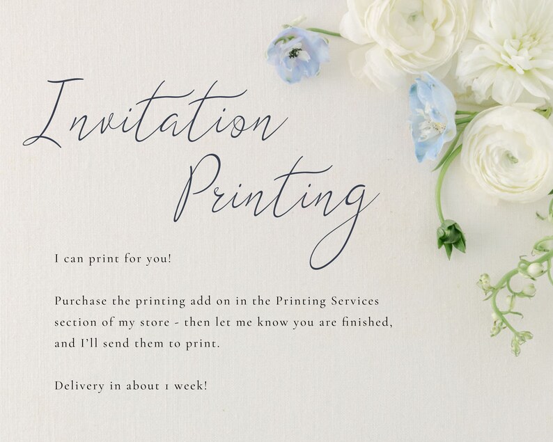 Simple Wedding Invitation Template Printable Wedding Invite - Etsy