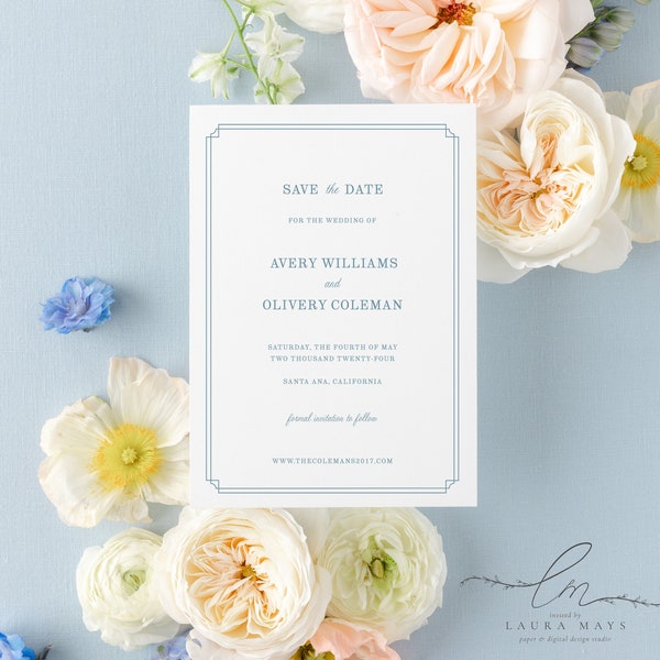 Simple Save the Date - Etsy