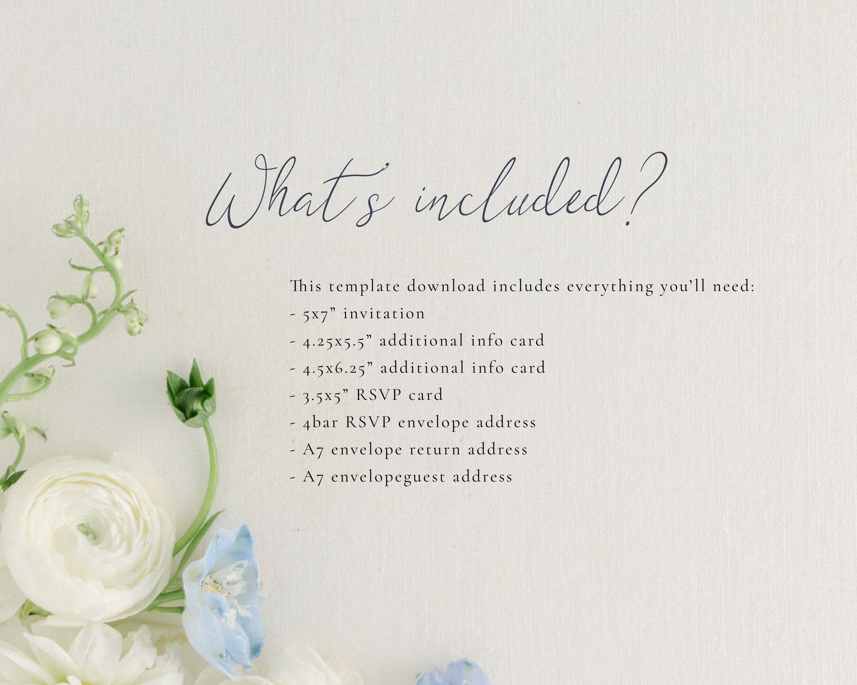 Simple Wedding Invitation Template Printable Wedding Invite - Etsy