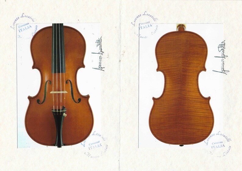 Cremona Violin by Lorenzo Locatelli, 2023 certificate Lorenzo Locatelli ...