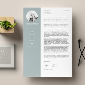 3 Page Resume Template Cover Letter and References Template for MS Word ...