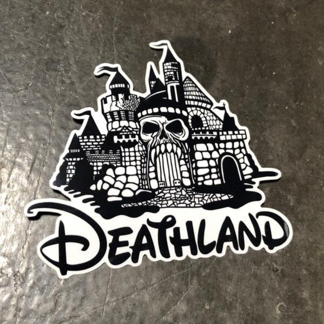 Deathland - Die Cut Sticker - Etsy