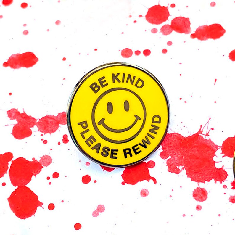 Be Kind Please Rewind VHS Sticker - Enamel Pin - Etsy
