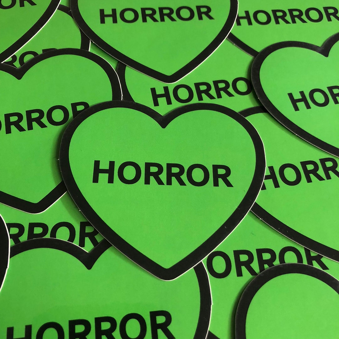 Horror Heart - Die Cut Sticker - Etsy