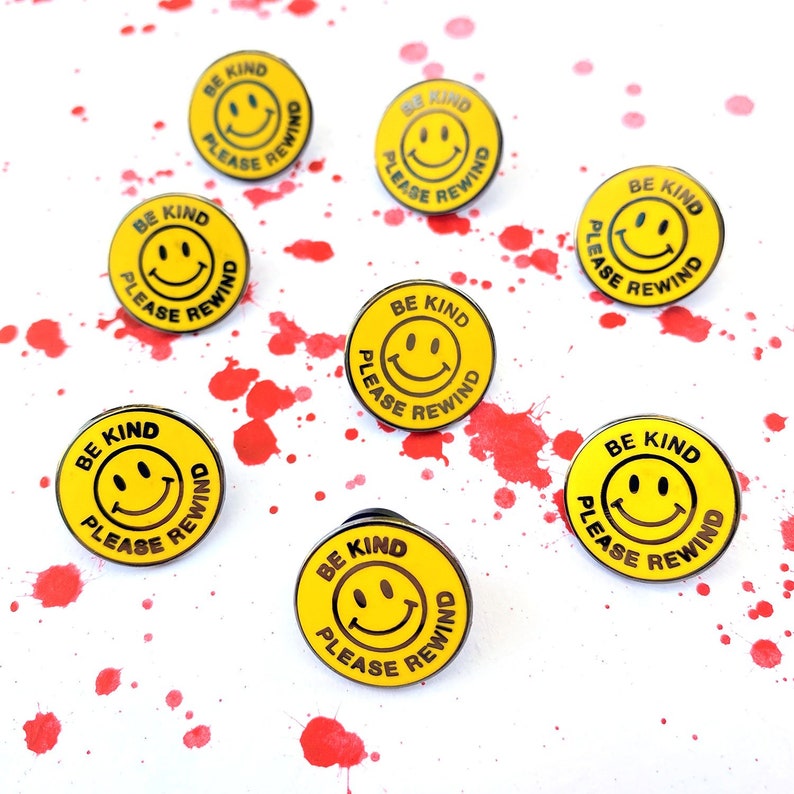 Be Kind Please Rewind VHS Sticker - Enamel Pin - Etsy