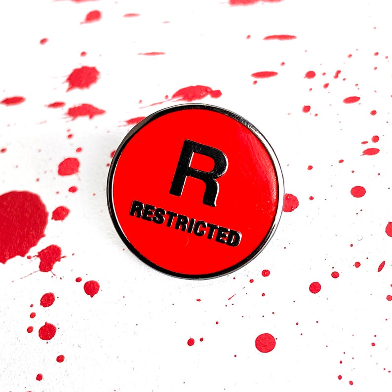 8pc VHS Sticker Enamel Pin Set - Etsy