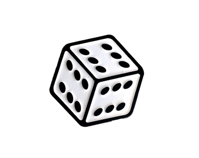 Dice Enamel Pin - Games - Entertainment- Casino - Set of Dice - Tenzi ...