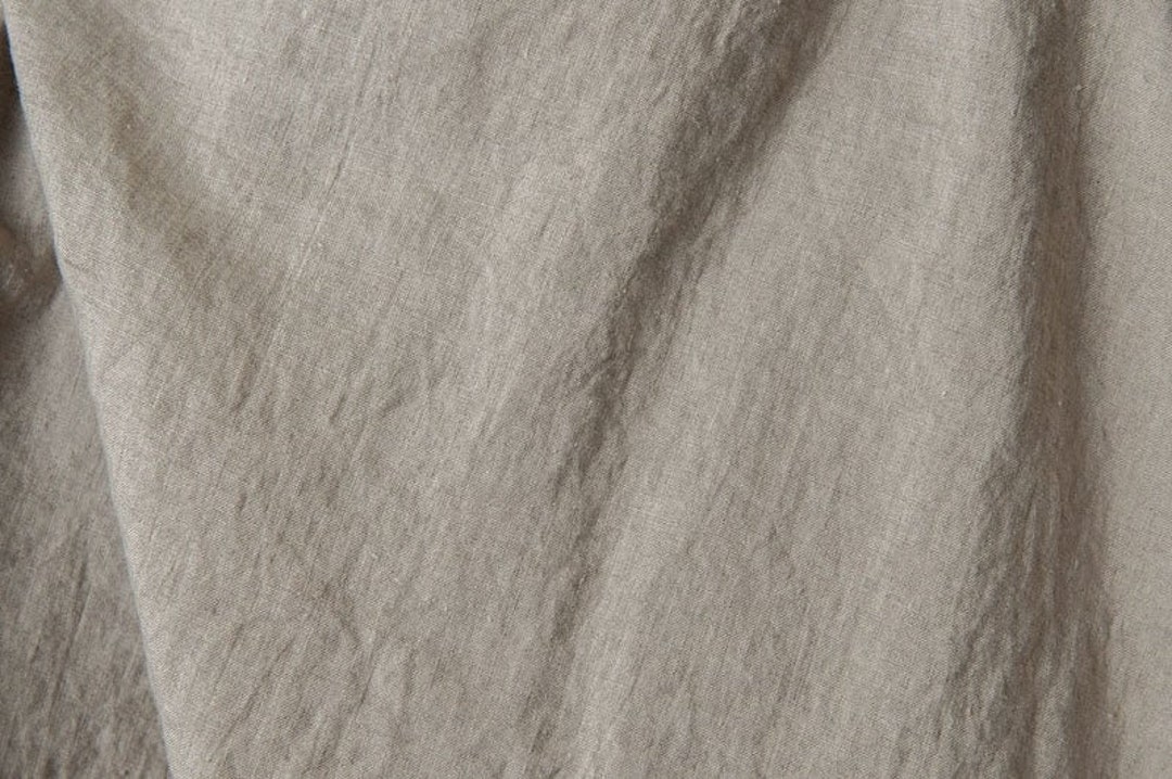 Pure Linen Fabric, Natural Not Dyed Linen, Lighter Weight Linen 170 GSM ...