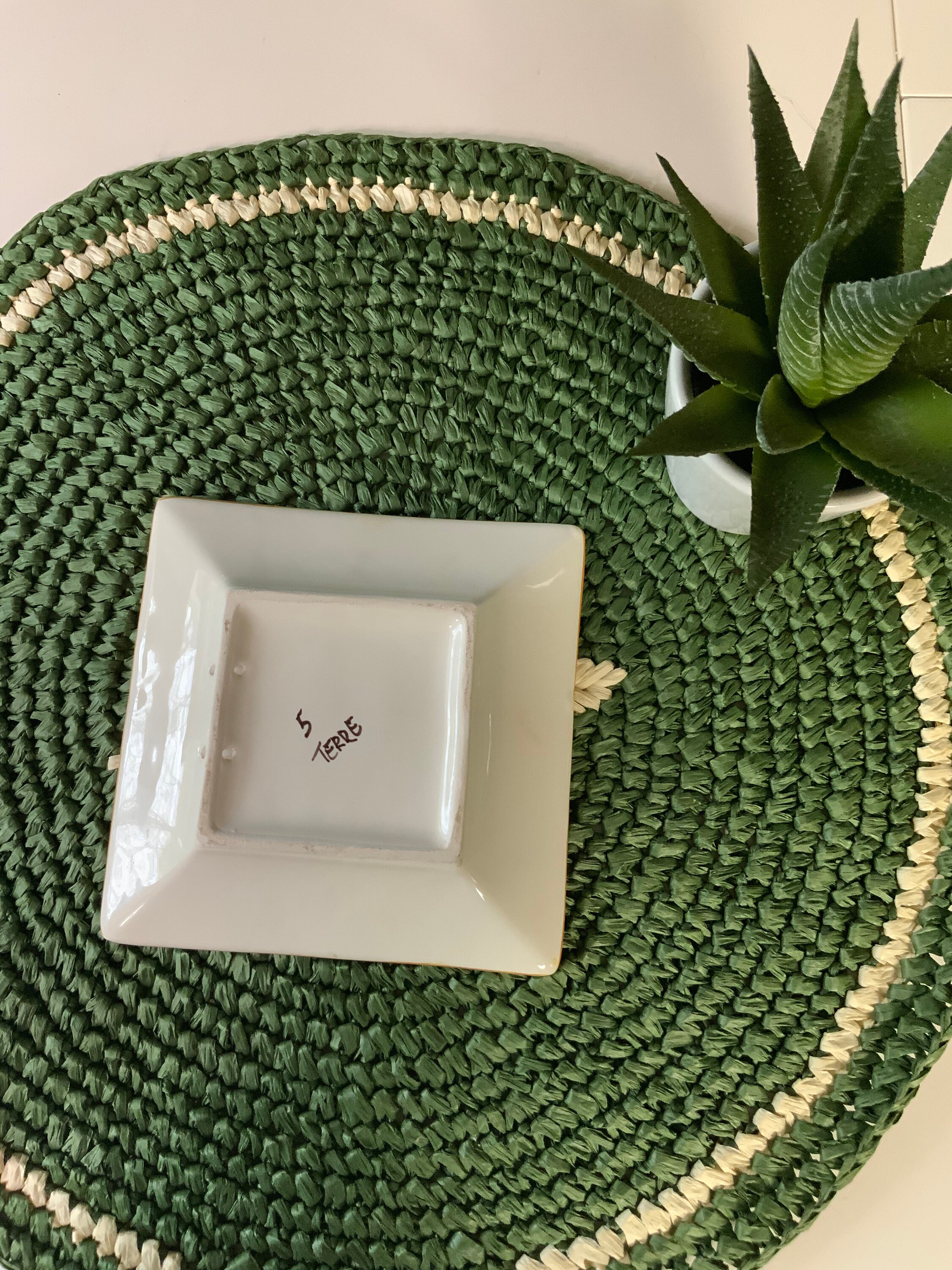 Hand Painted Square Decorative Plate or Tile - Etsy
