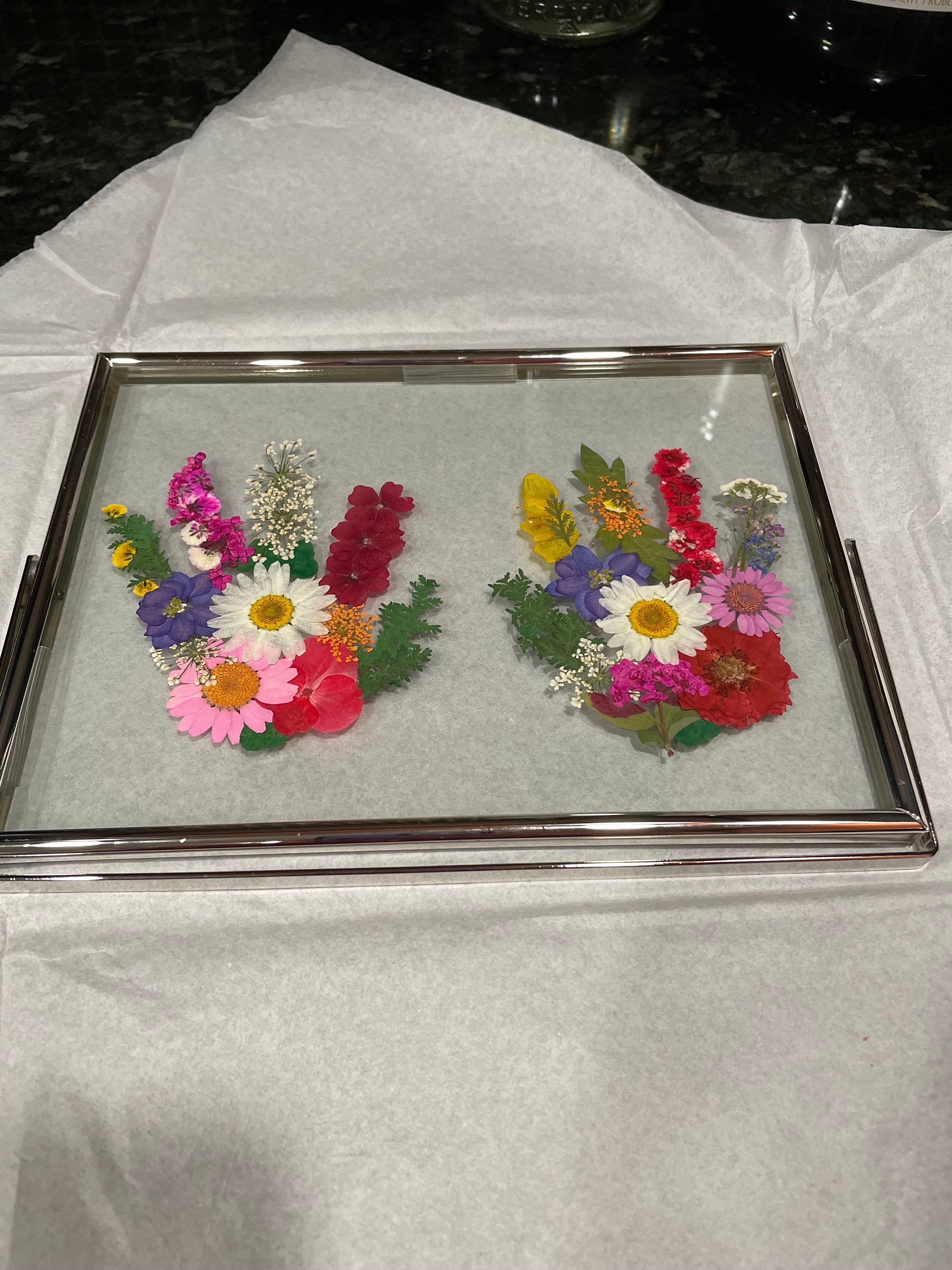 Floral Handprint Gift - Personalized - Etsy