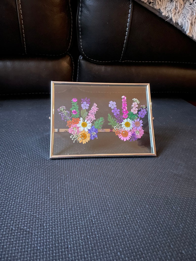 Floral Handprint Gift - Personalized - Etsy