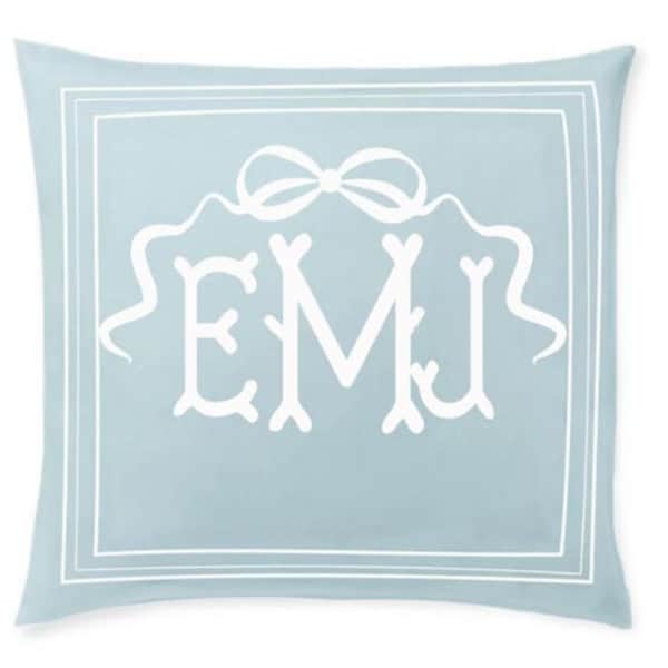 Monogram Pillow - Etsy