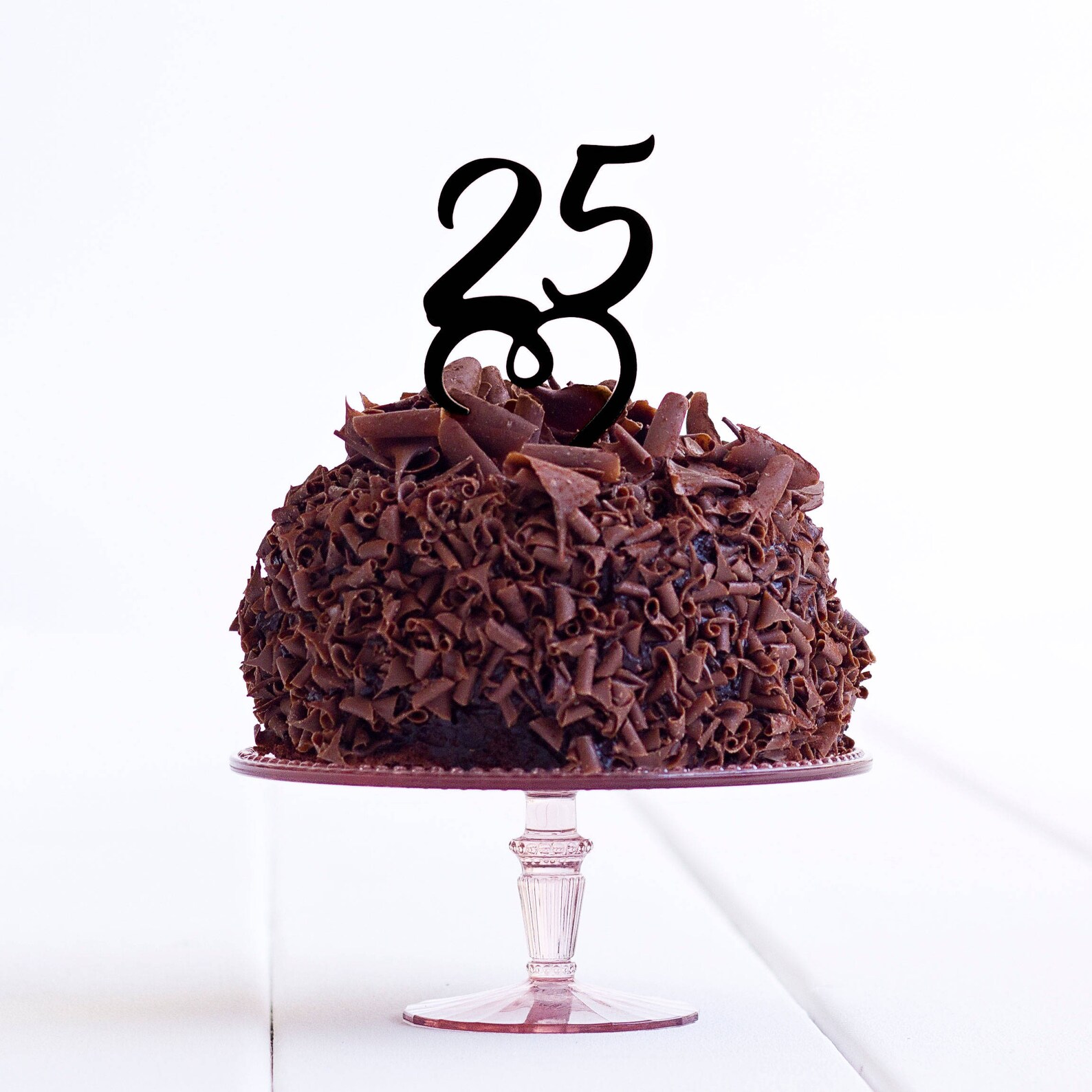 25 Cake Topper 25th Cake Topper 25 Birthday Party Cake - Etsy